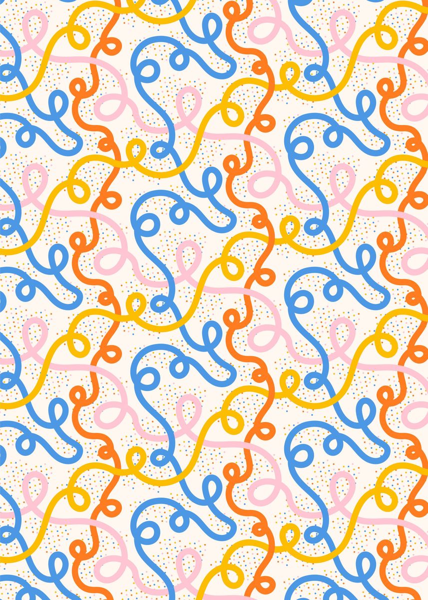 'Abstract Of Keith Haring' Poster, picture, metal print, paint by ...