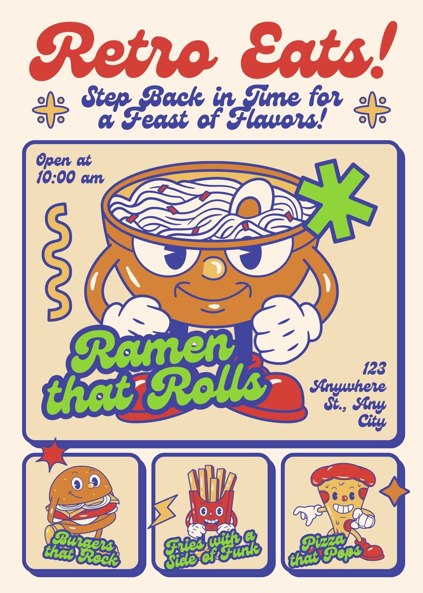 'Ramen Roll' Poster, picture, metal print, paint by Sss low | Displate