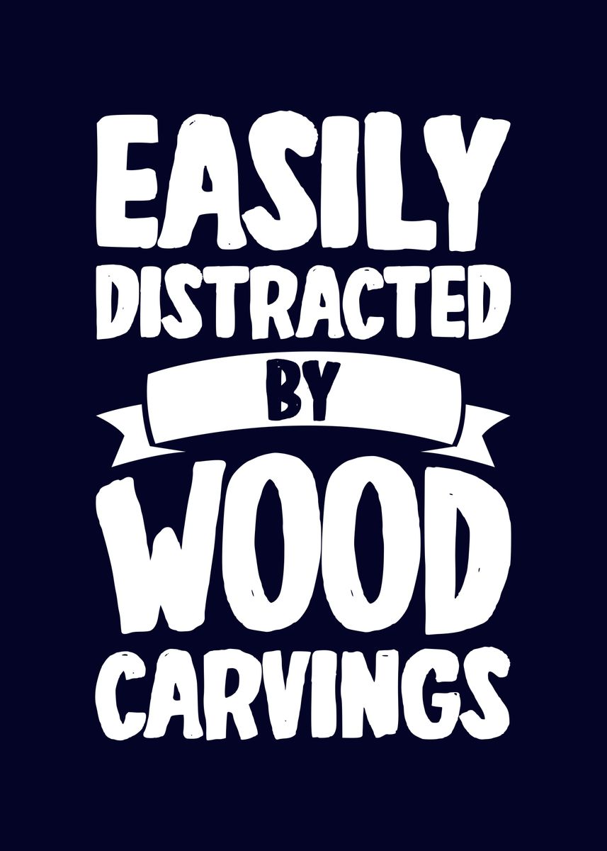 'Whittling Wood Carving' Poster, picture, metal print, paint by MzumO ...