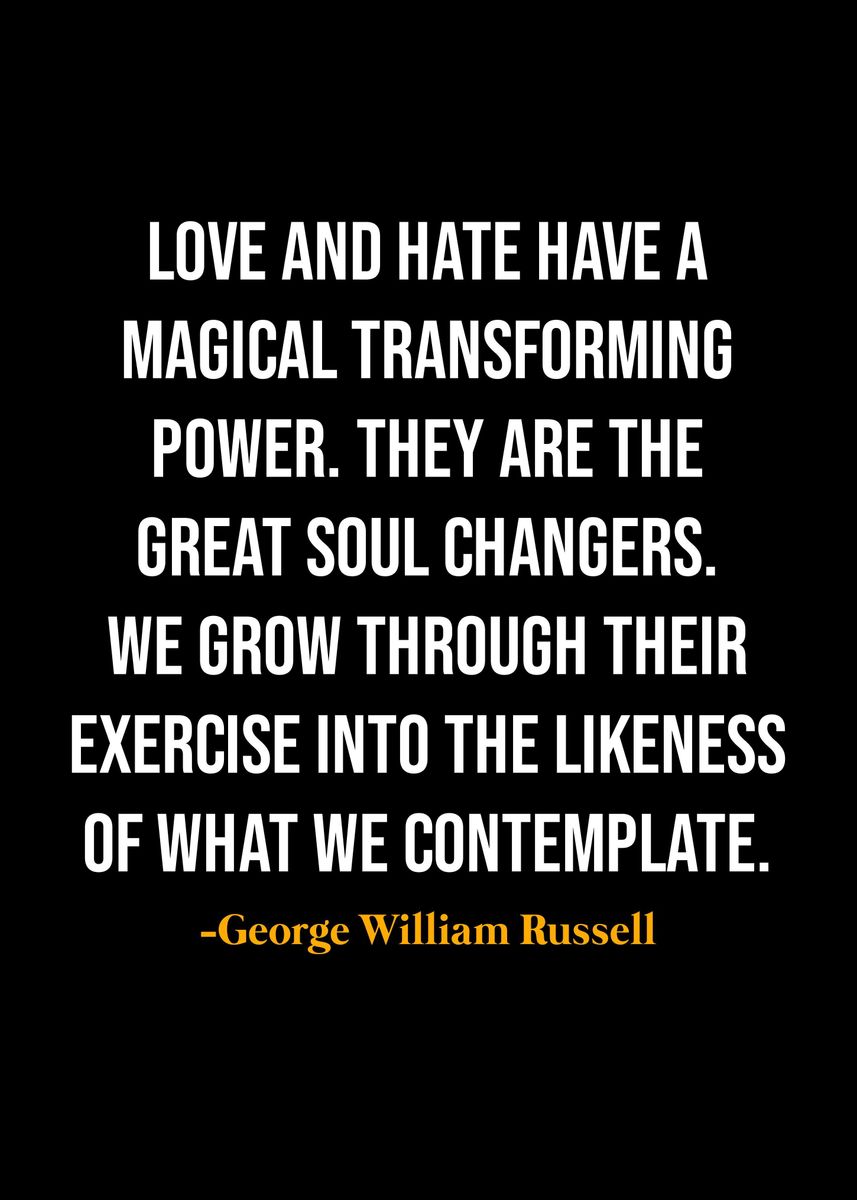 'George William Russell ' Poster, picture, metal print, paint by NOHARA ...