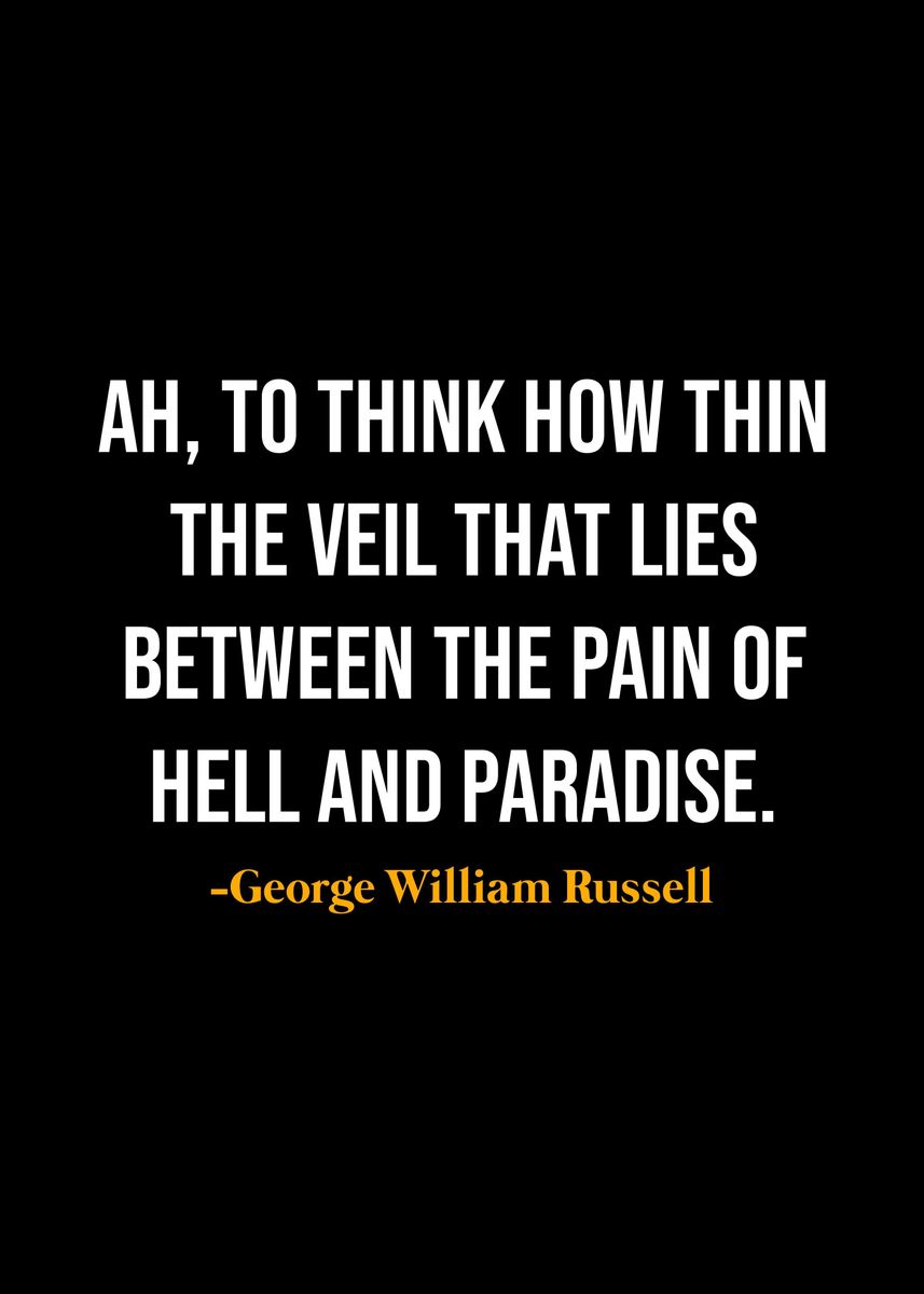 'George William Russell ' Poster, picture, metal print, paint by NOHARA ...