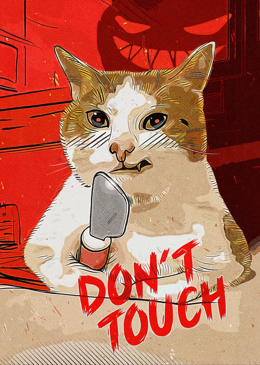 'Don Touch Poster' Poster, picture, metal print, paint by Magnum Attack ...