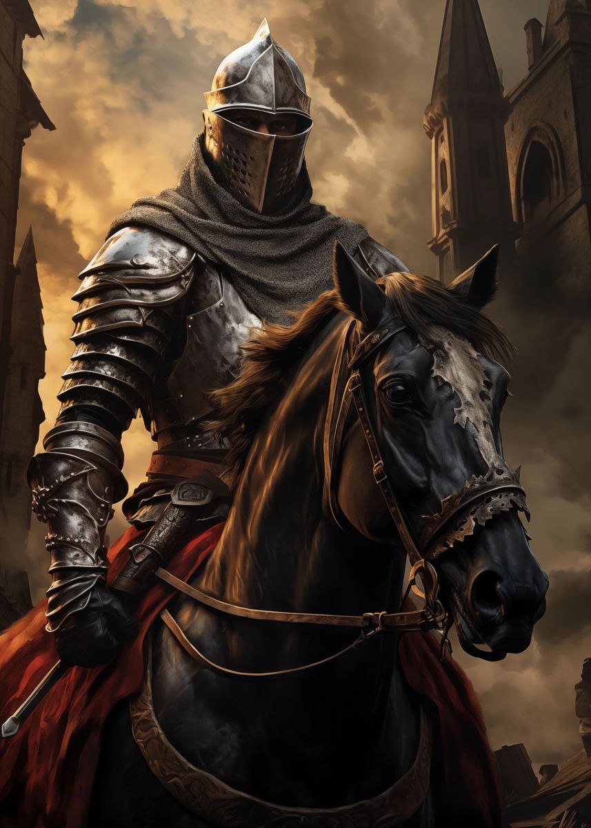 'Cavalry' Poster, picture, metal print, paint by AI Art Architect ...