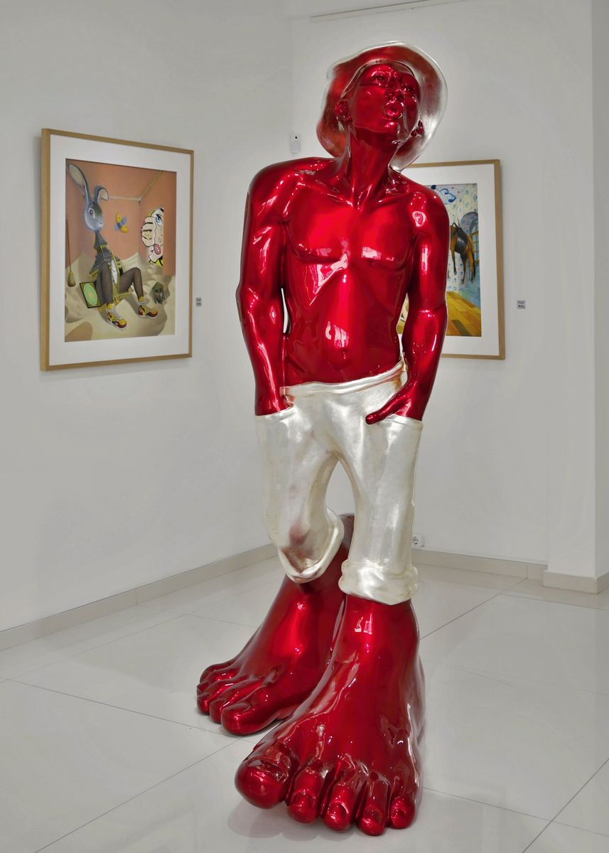 'Idan Zareski sculpture' Poster, picture, metal print, paint by ...