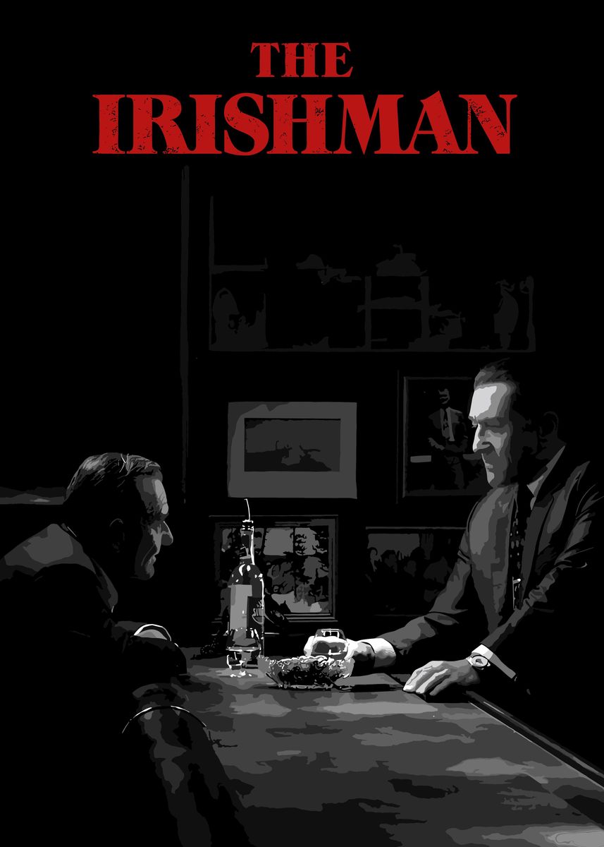 'the irishman' Poster, picture, metal print, paint by little girl ...