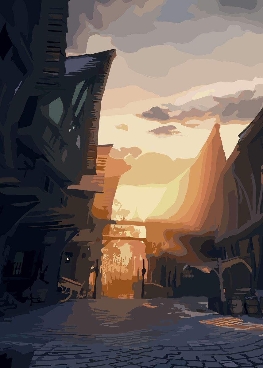 'Fable' Poster, picture, metal print, paint by Anastasia Cyzarine ...