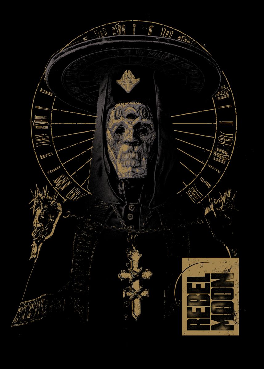 'The Priest Dark' Poster, picture, metal print, paint by Rebel Moon ...