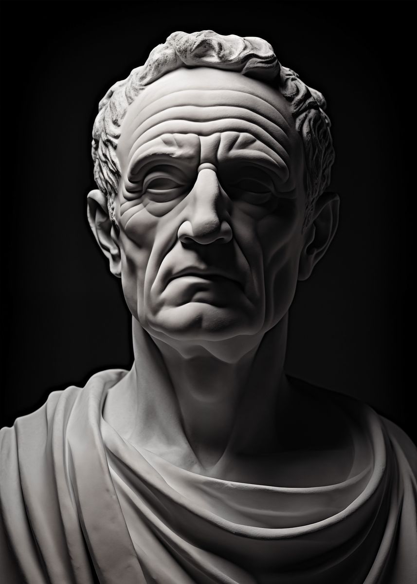 'Julius Caesar Sculpture' Poster, picture, metal print, paint by Vars ...