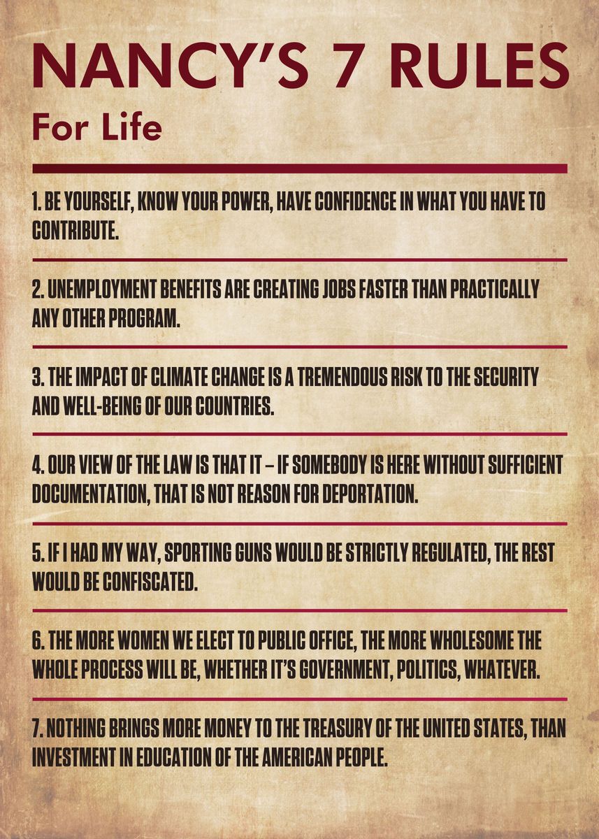 'Nancy Pelosi' Poster, picture, metal print, paint by Nolan Mccroskey ...