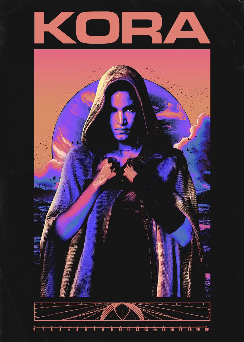 'Kora Duochrome' Poster, picture, metal print, paint by Rebel Moon ...