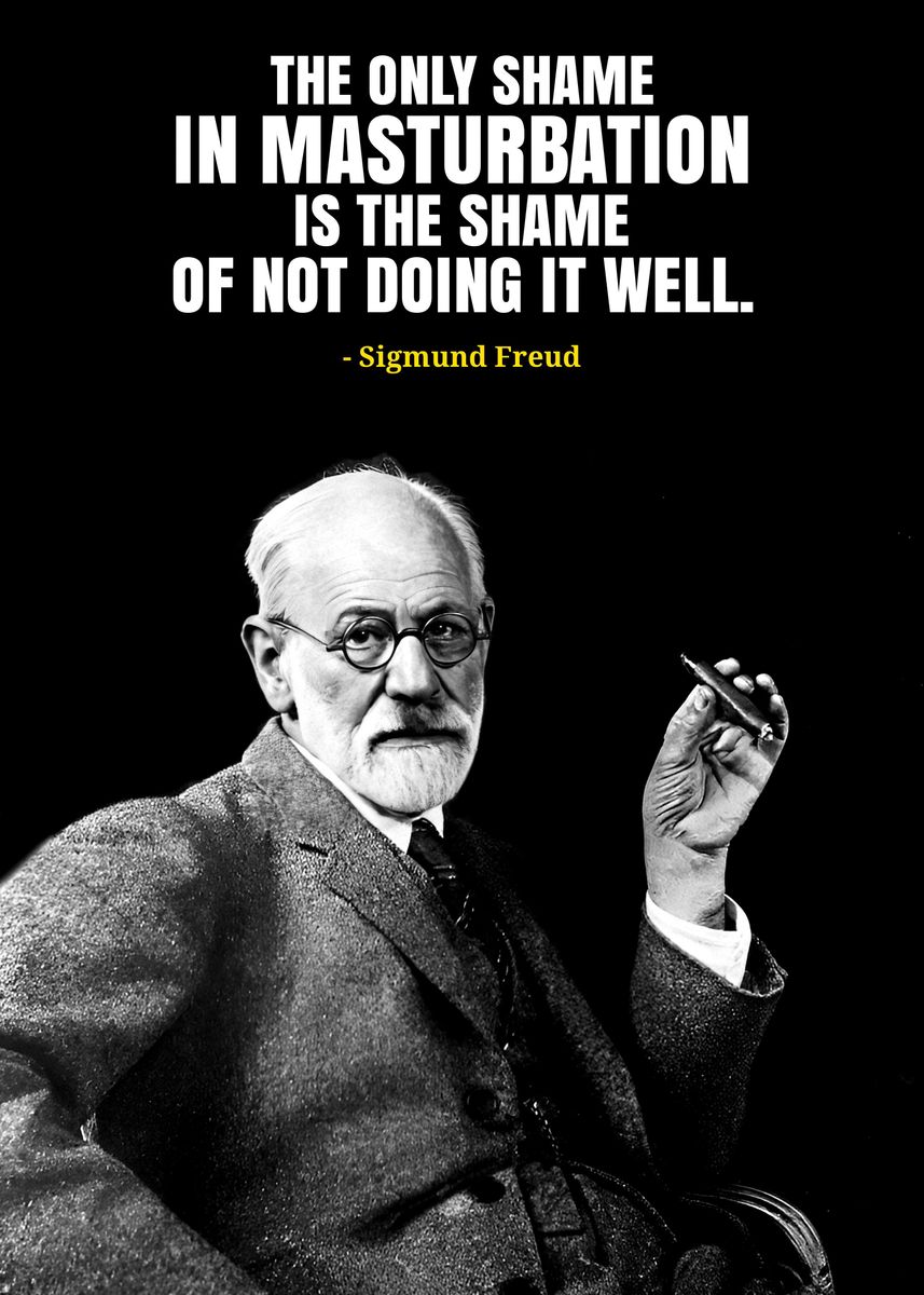 'Sigmund Freud quotes ' Poster, picture, metal print, paint by Yoshhhh ...