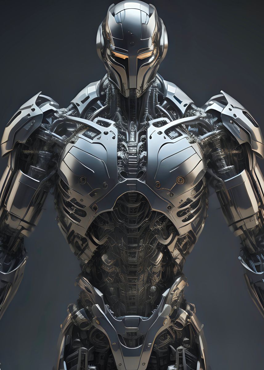 'Circulatory CyberSystem 02' Poster, picture, metal print, paint by J ...