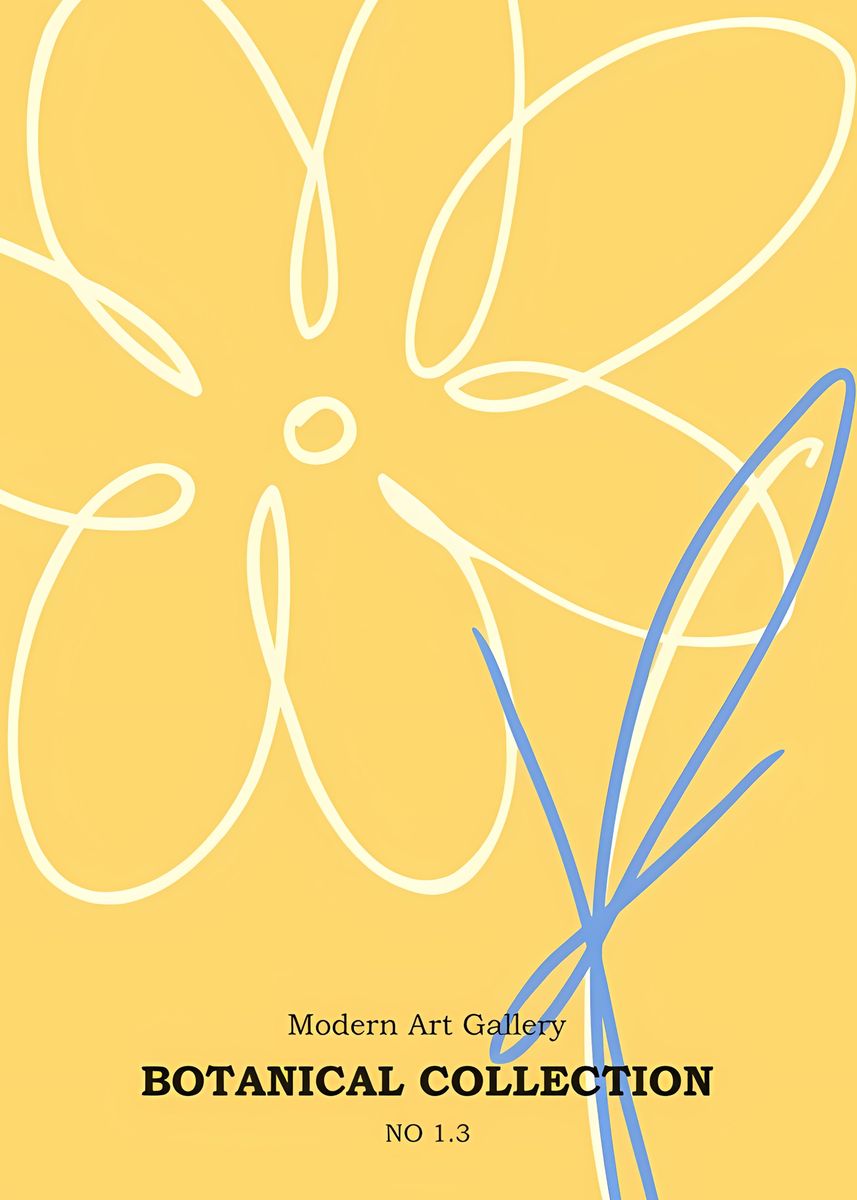 'Flower market Botanical' Poster, picture, metal print, paint by ...