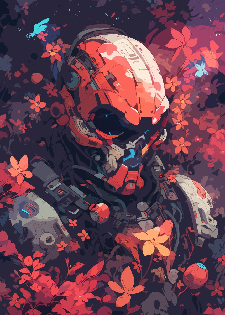 'Astronaut long gone' Poster, picture, metal print, paint by Hako ...