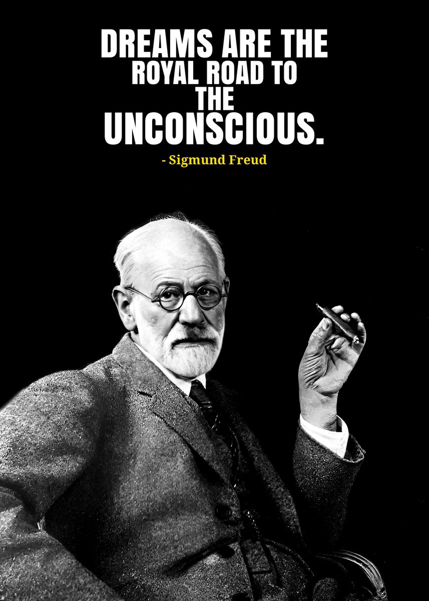 'Sigmund Freud quotes ' Poster, picture, metal print, paint by Yoshhhh ...