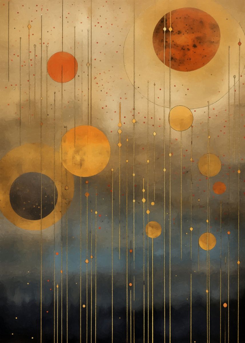 'Eclipse Zero' Poster, picture, metal print, paint by NOVO Gallery of Art and Design | Displate