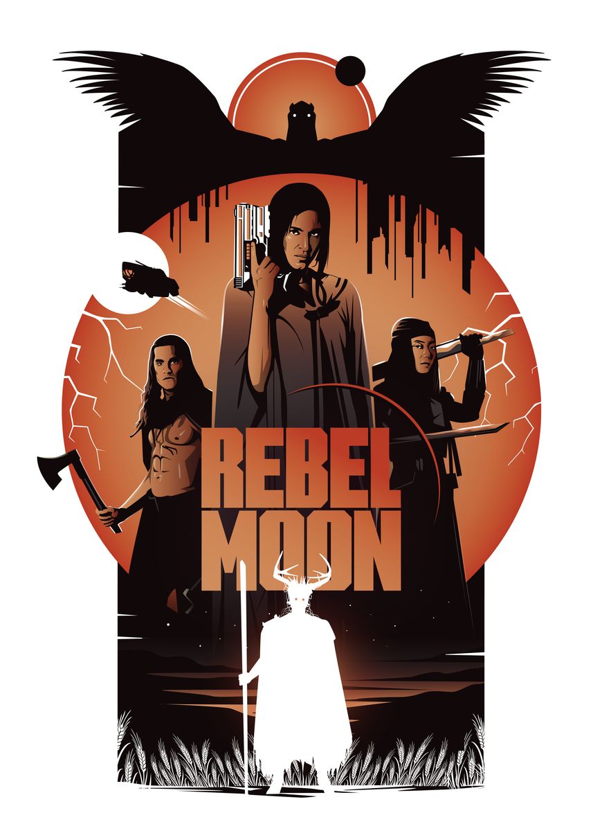 'Characters Poster' Poster, picture, metal print, paint by Rebel Moon ...