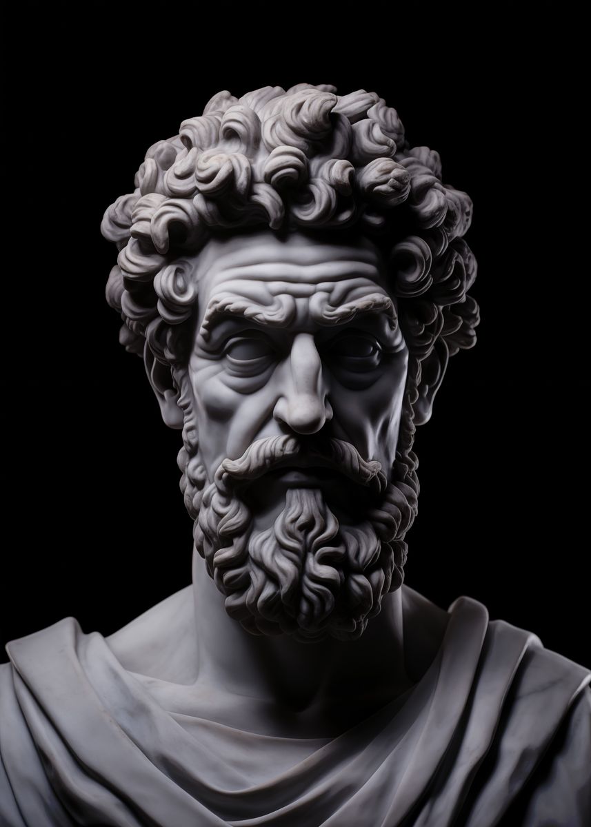 'Marcus Aurelius Sculpture' Poster, picture, metal print, paint by Vars ...