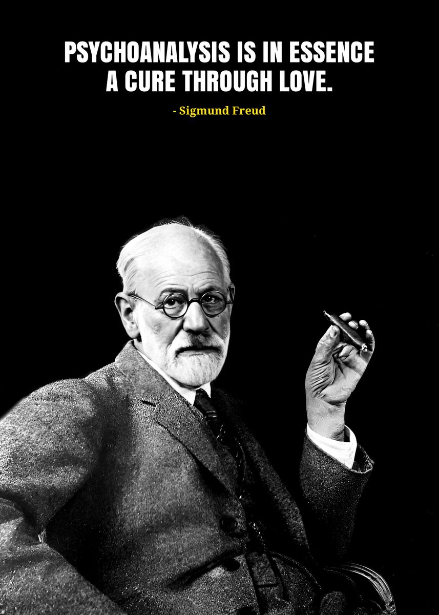 'Sigmund Freud quotes ' Poster, picture, metal print, paint by Yoshhhh ...