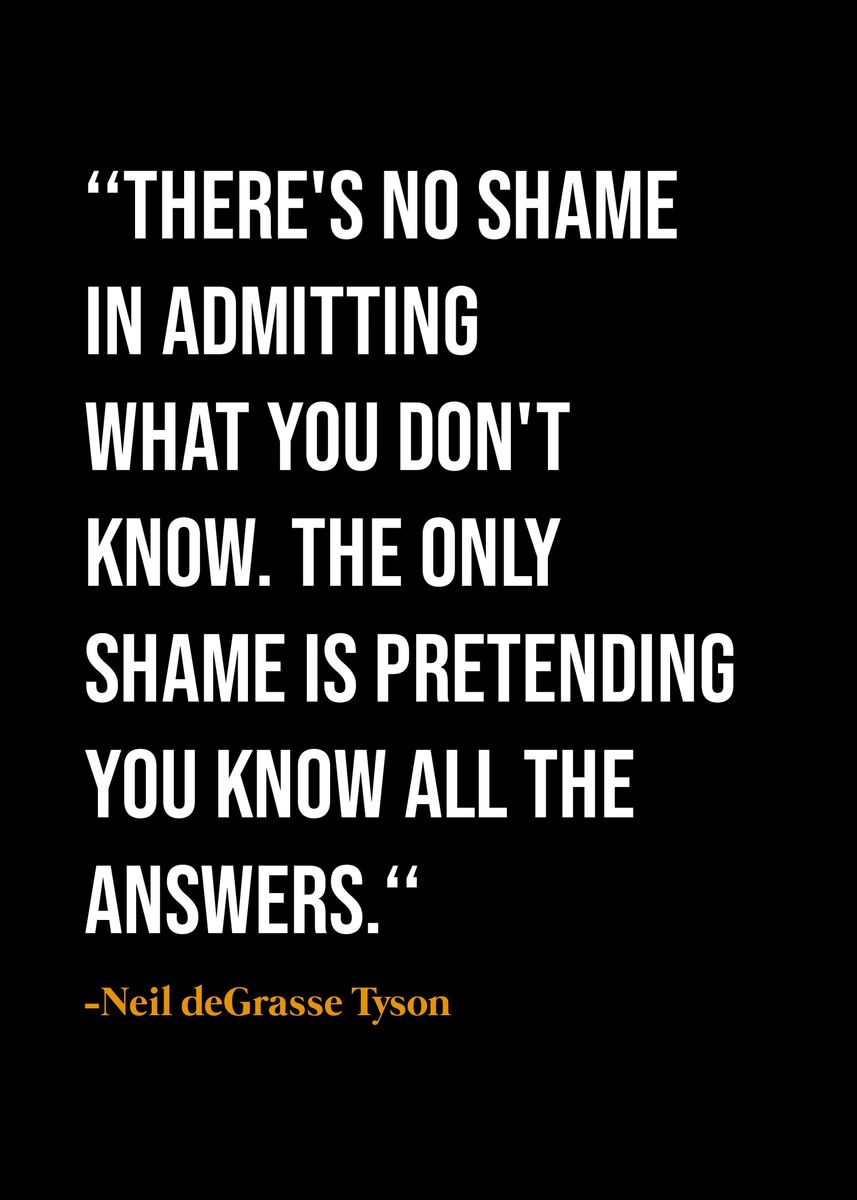 'Neil deGrasse Tyson quotes' Poster, picture, metal print, paint by ...