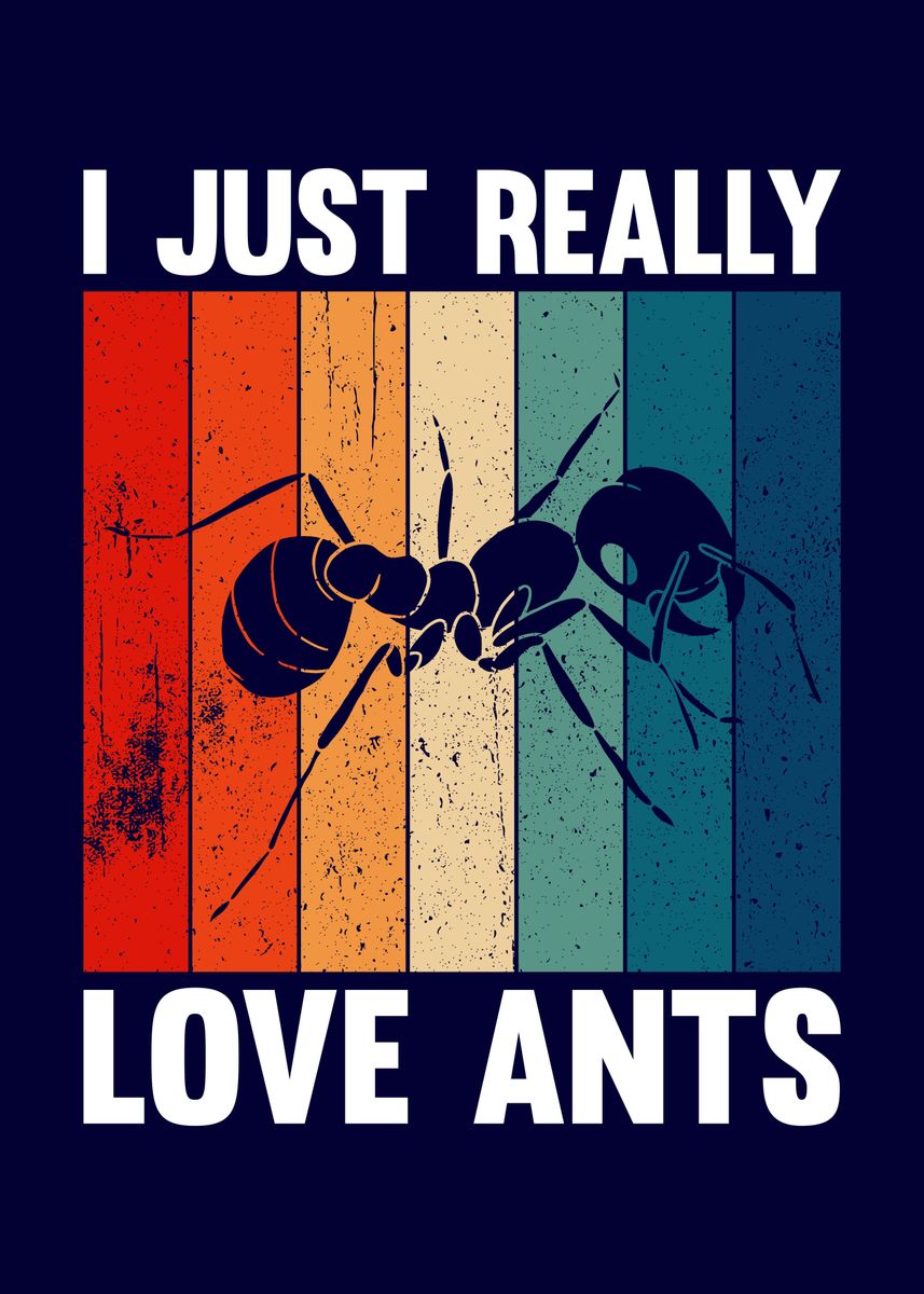 'AntKeeping AntKeeper Ants' Poster, picture, metal print, paint by ...