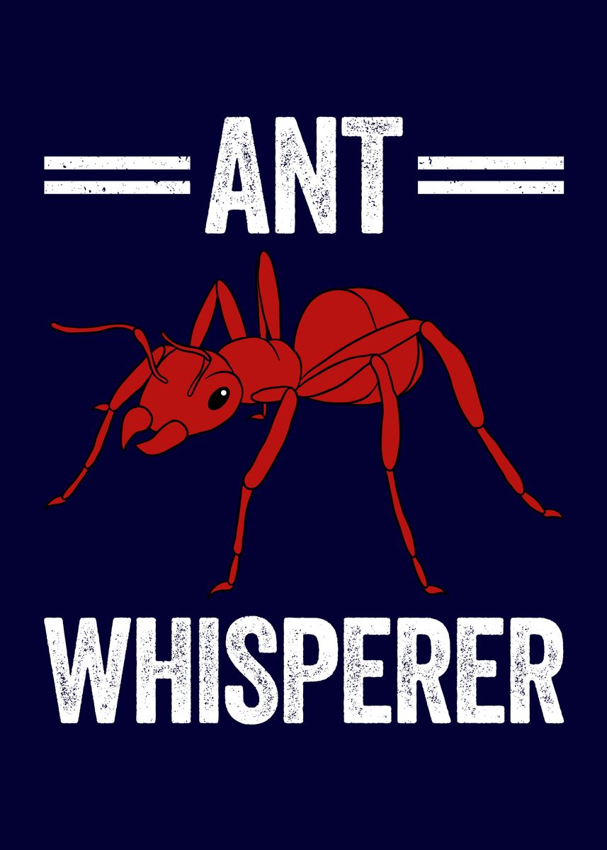 'AntKeeping AntKeeper Ants' Poster, picture, metal print, paint by ...