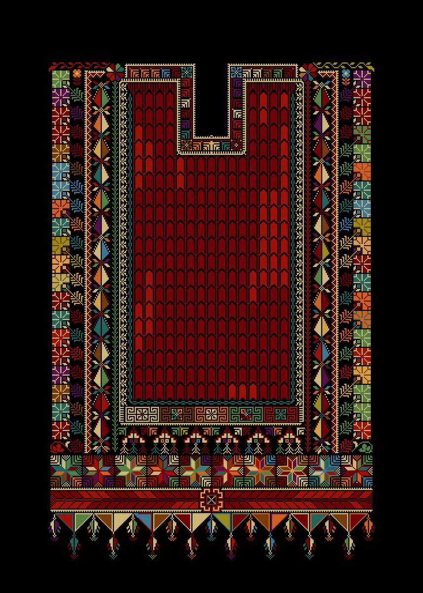 'Tatreez 2' Poster, picture, metal print, paint by Richard Laschon ...