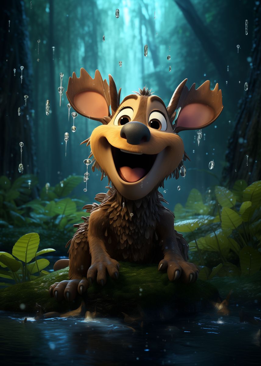 'Pixel Pet Parade' Poster, picture, metal print, paint by Davia Jleeyah ...