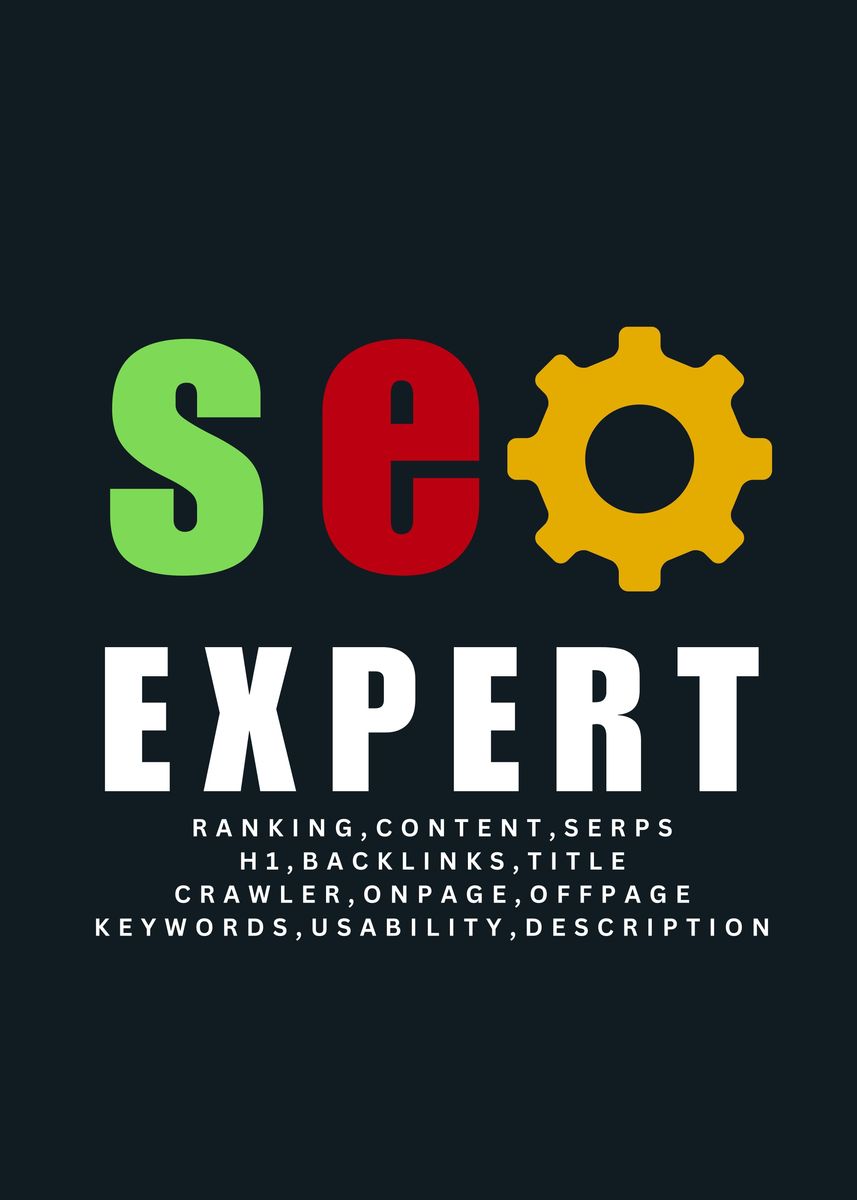 'seo expart funny marketing' Poster, picture, metal print, paint by ...