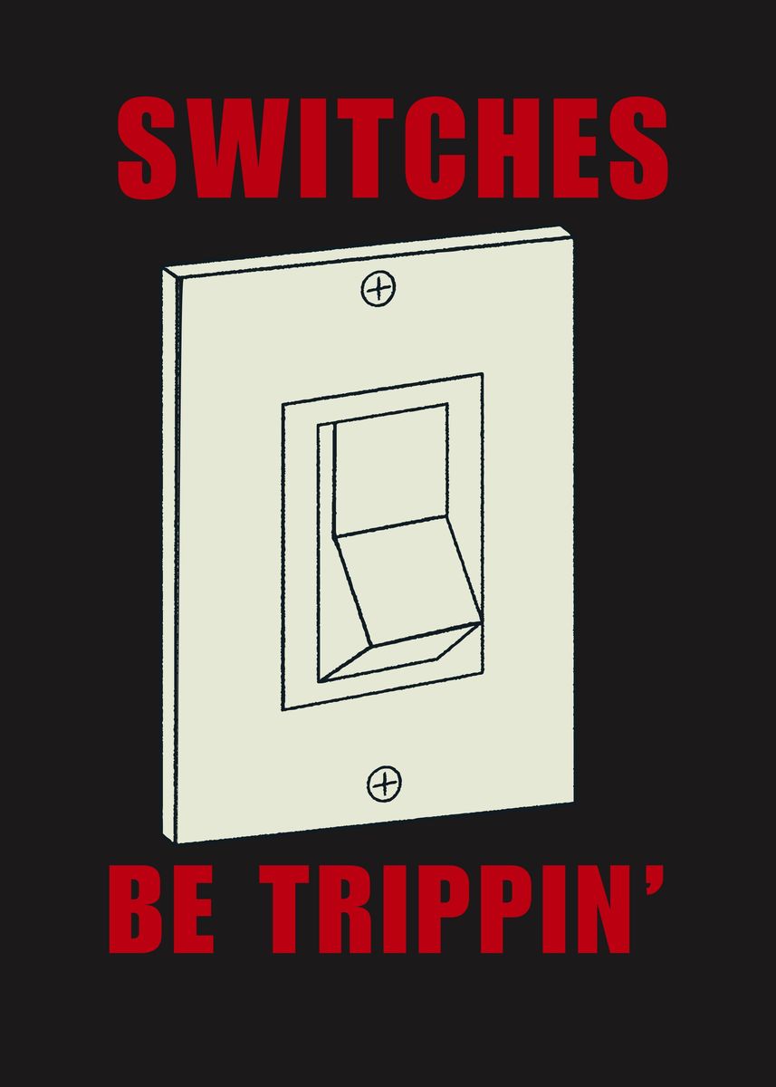 'funny electrician pun' Poster, picture, metal print, paint by Nandita ...