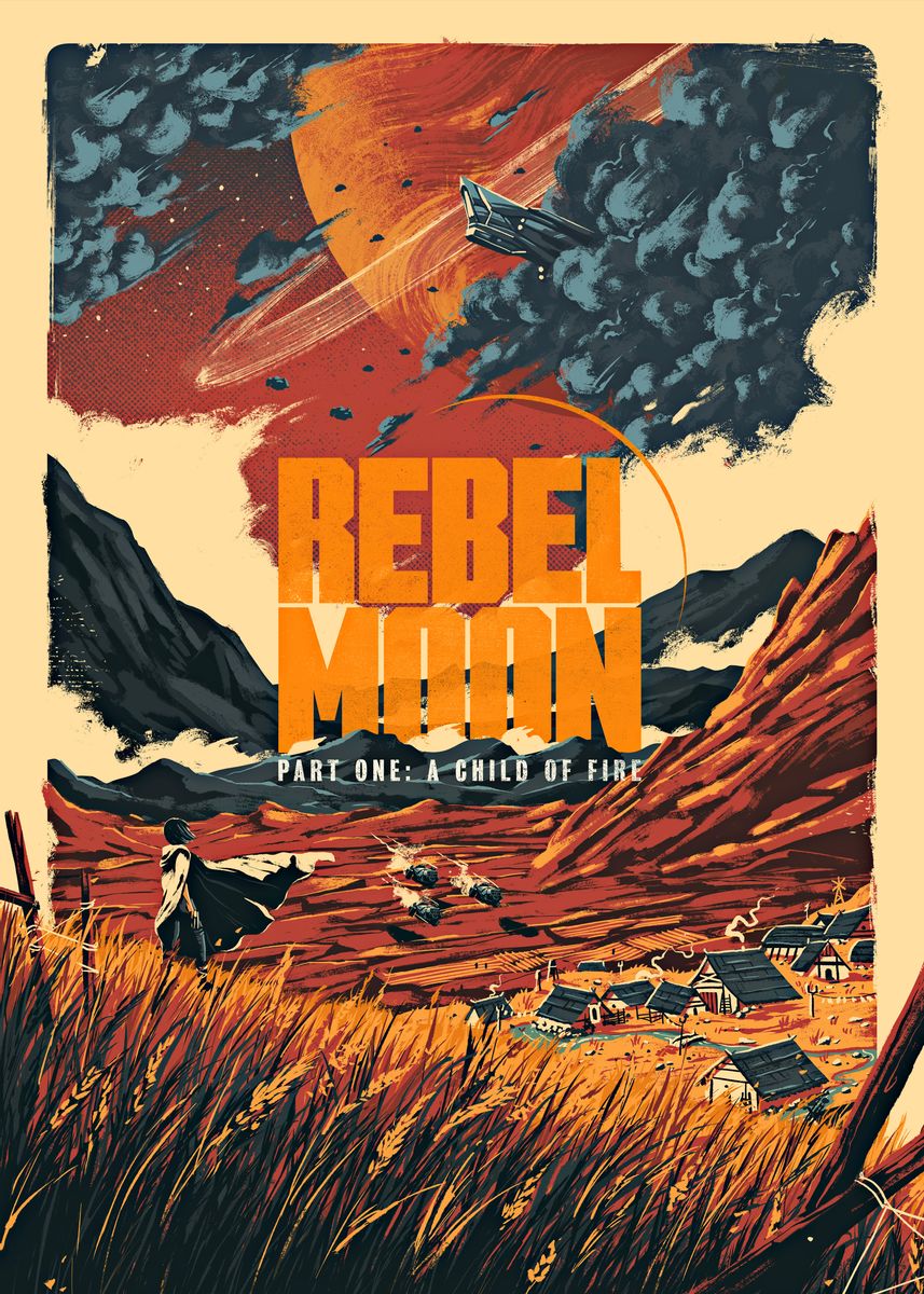 'Landscape Logo' Poster, picture, metal print, paint by Rebel Moon ...