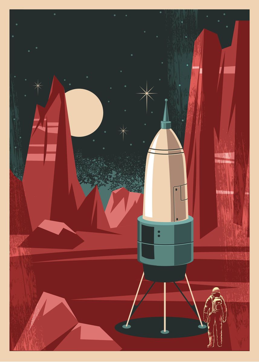 'expedition' Poster, picture, metal print, paint by Lardis Art | Displate