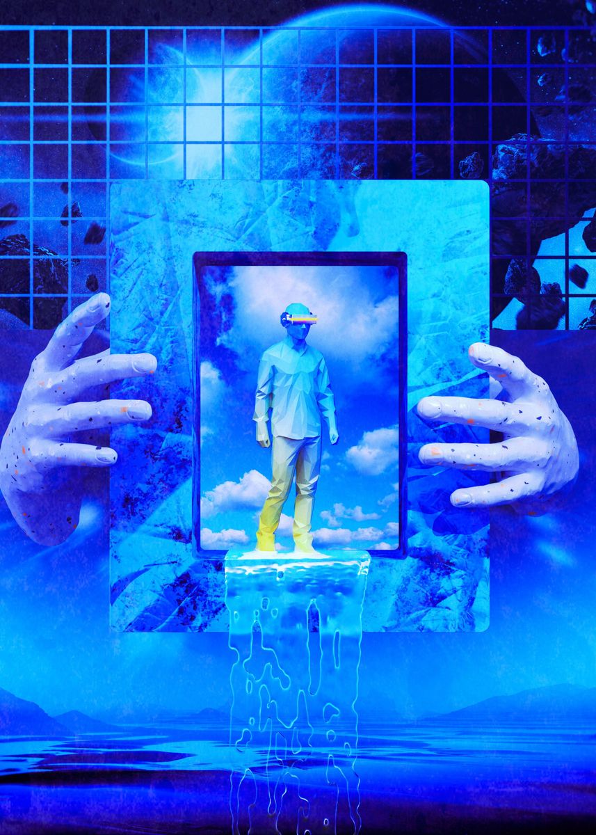 'Duality' Poster, picture, metal print, paint by Shørsh | Displate