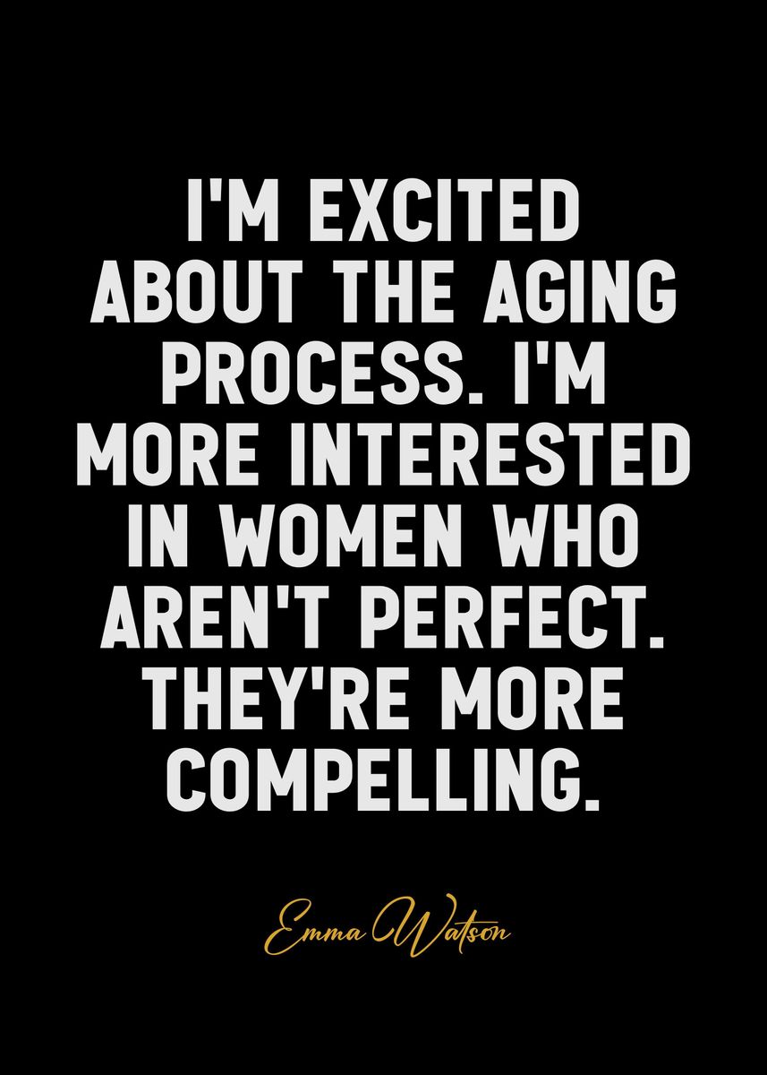 'Emma Watson quotes ' Poster, picture, metal print, paint by Curot Piti ...