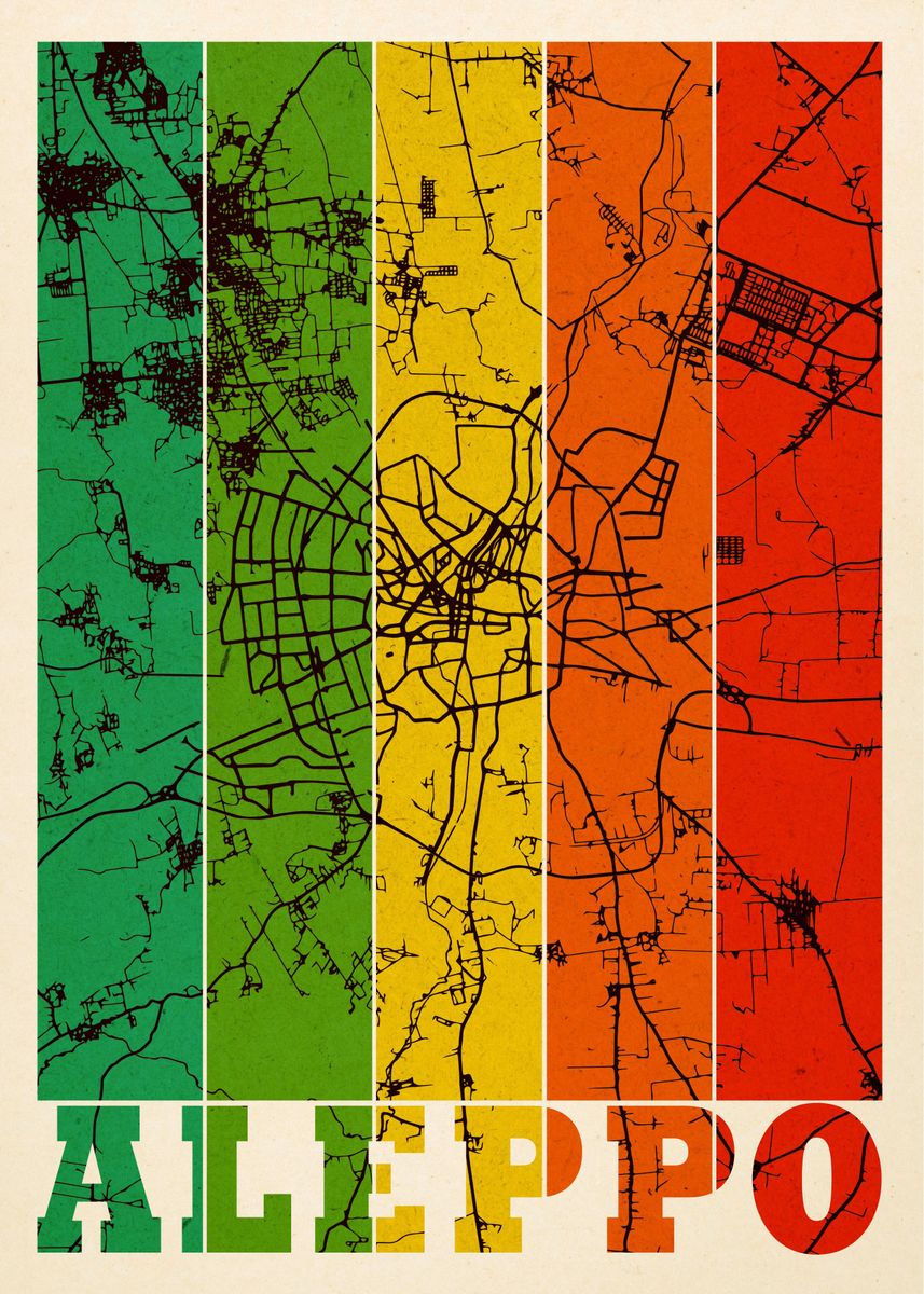 'Aleppo Syria' Poster, picture, metal print, paint by Ryan Proffitt ...