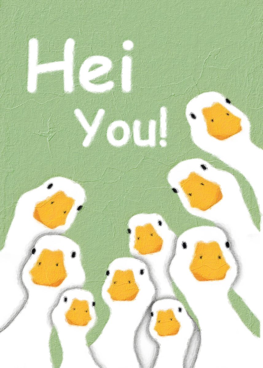 'Goose Meme' Poster, picture, metal print, paint by Meme Daily | Displate