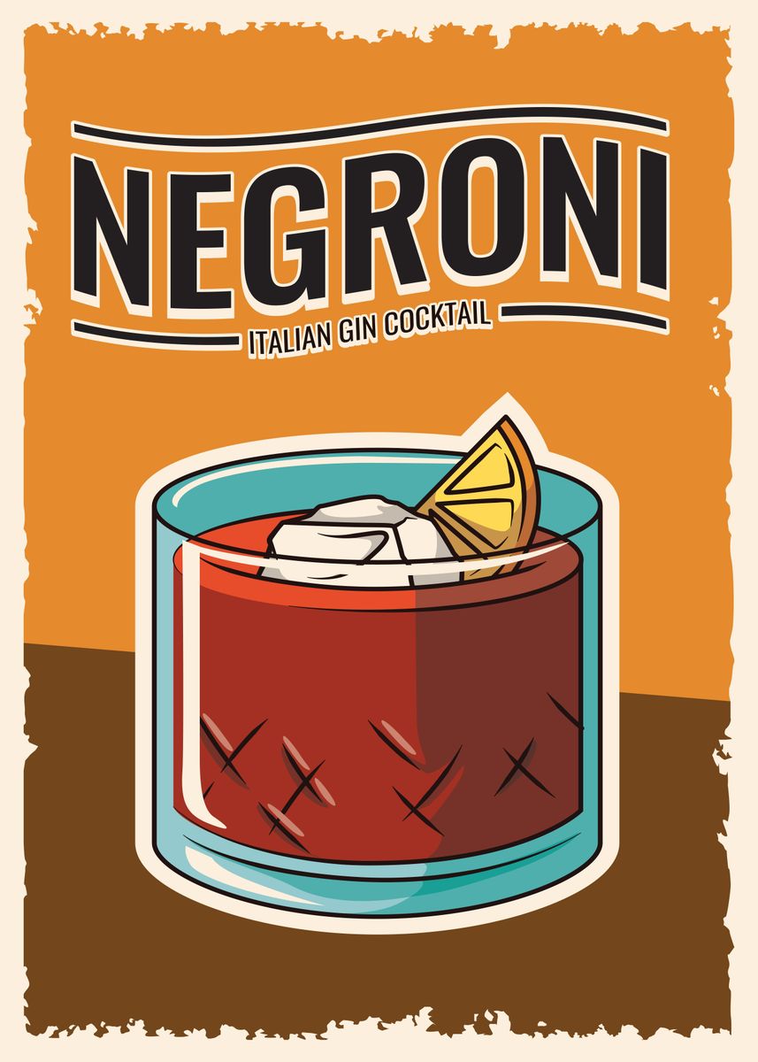 'Negroni' Poster, picture, metal print, paint by Conceptual Photography ...