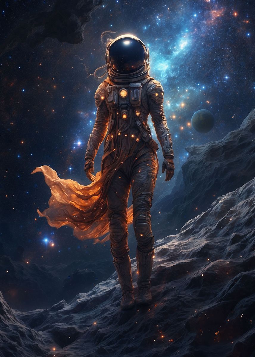 'Astra' Poster, picture, metal print, paint by Andrej Koprek | Displate