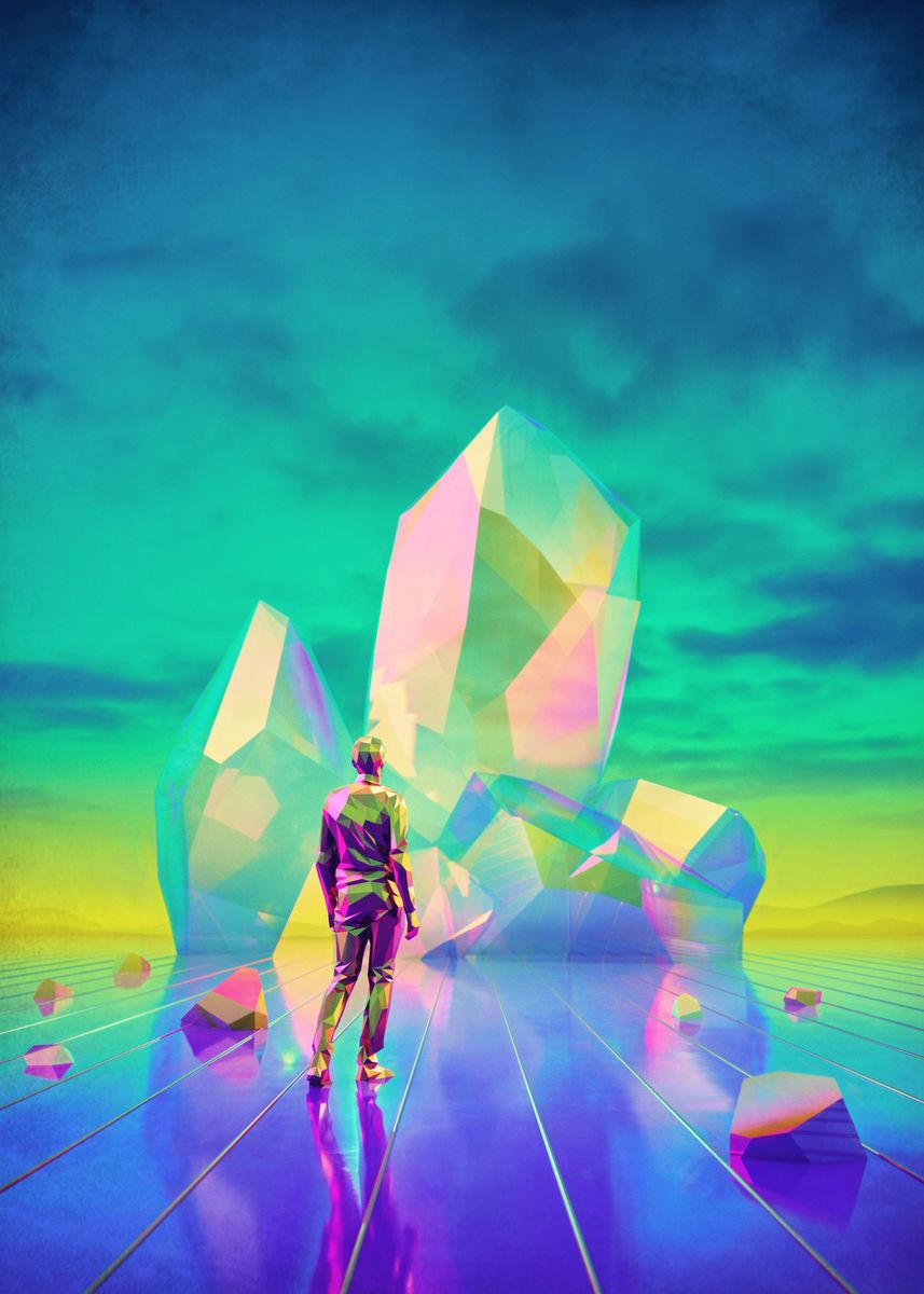 'Clear' Poster, picture, metal print, paint by Shorsh | Displate