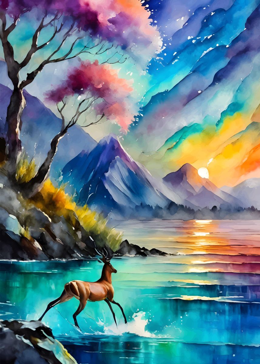 'A Moment of Reflection' Poster, picture, metal print, paint by best ...