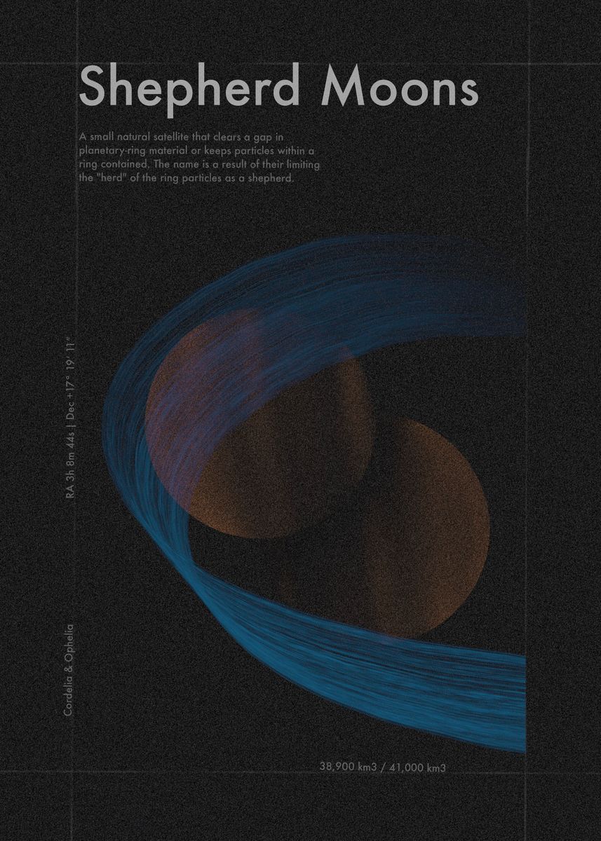 'Shepherd Moons Digital Art' Poster, picture, metal print, paint by ...