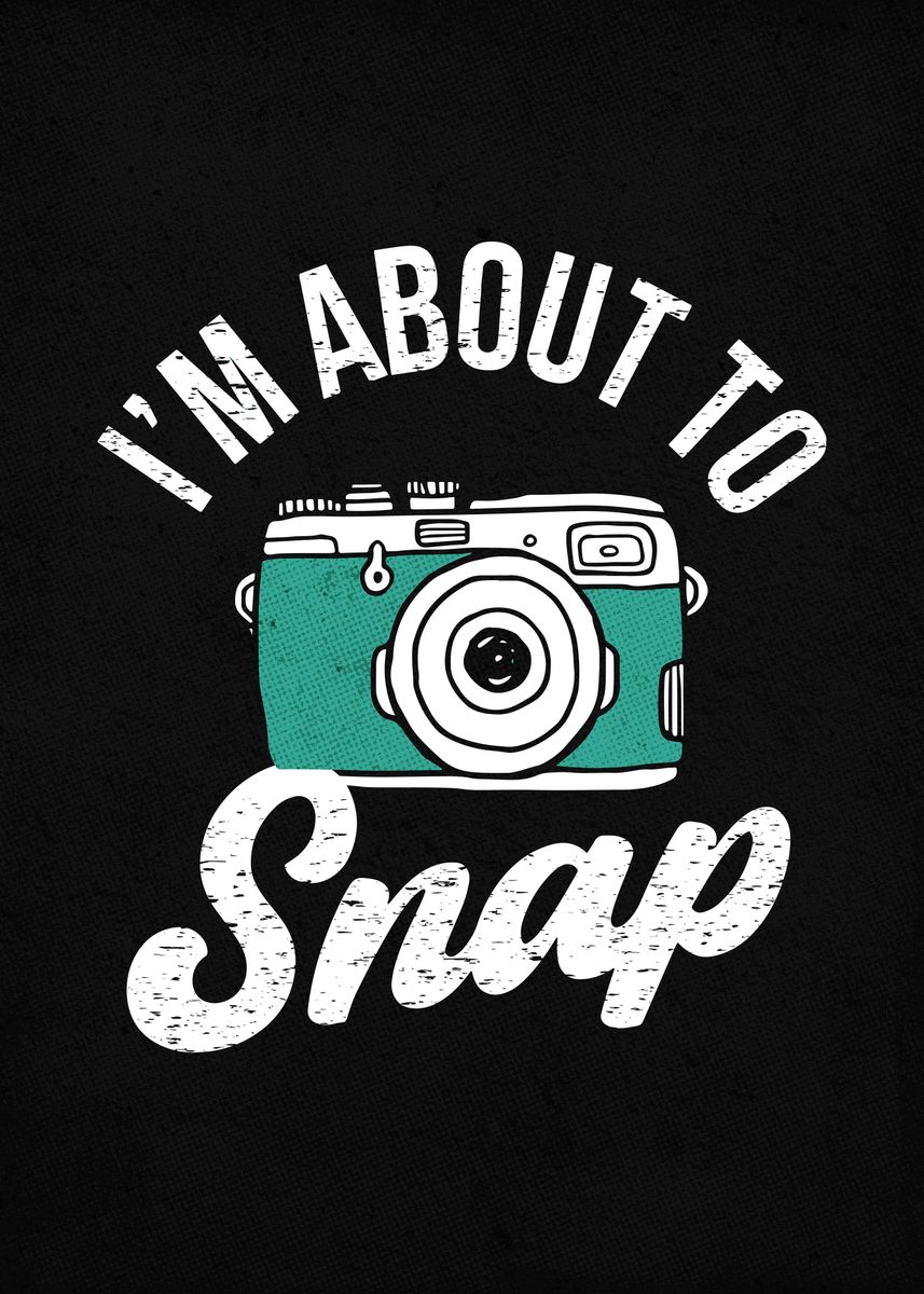 'Snap Funny Photographer' Poster, picture, metal print, paint by Uber Colektiv | Displate