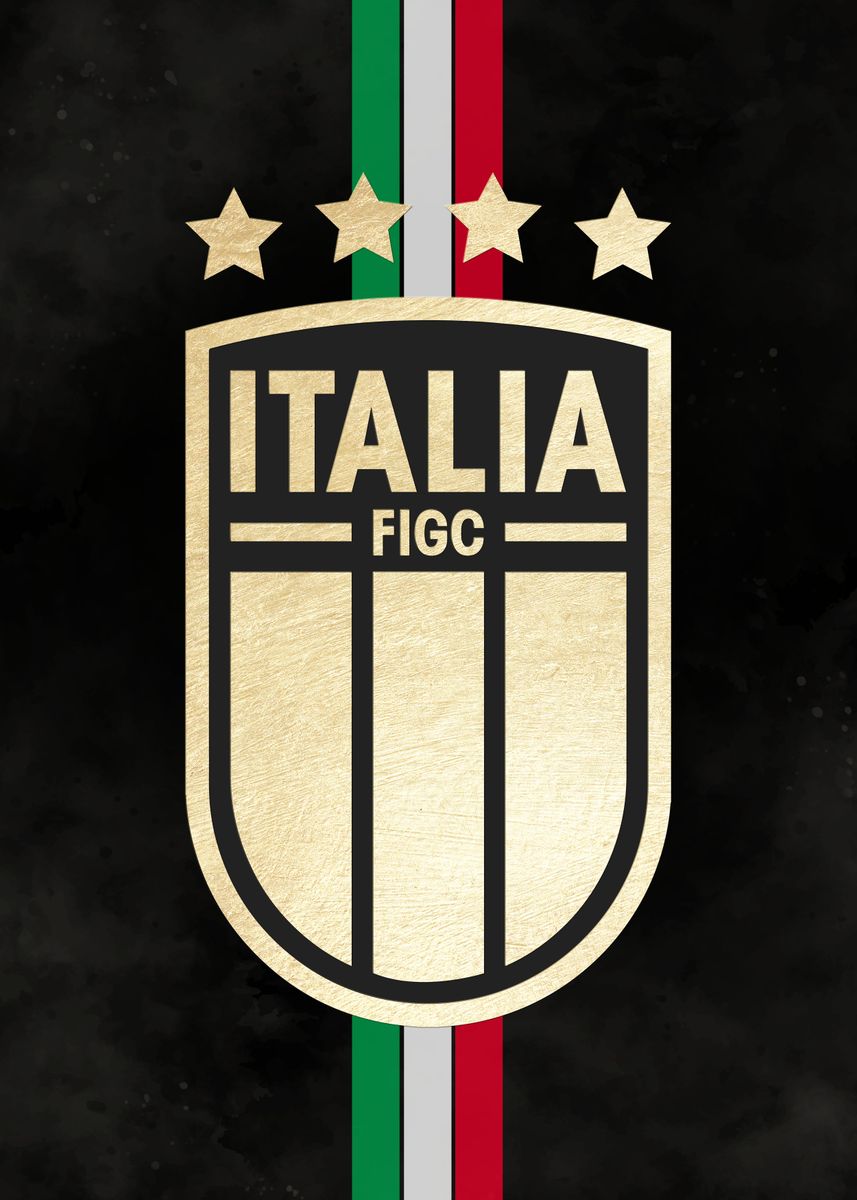 'Italian national football ' Poster, picture, metal print, paint by ...