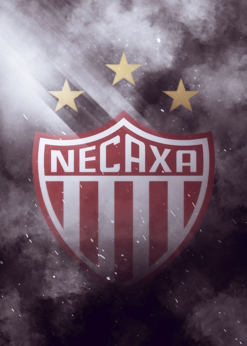 'Club Necaxa Football Smoke' Poster, picture, metal print, paint by ...