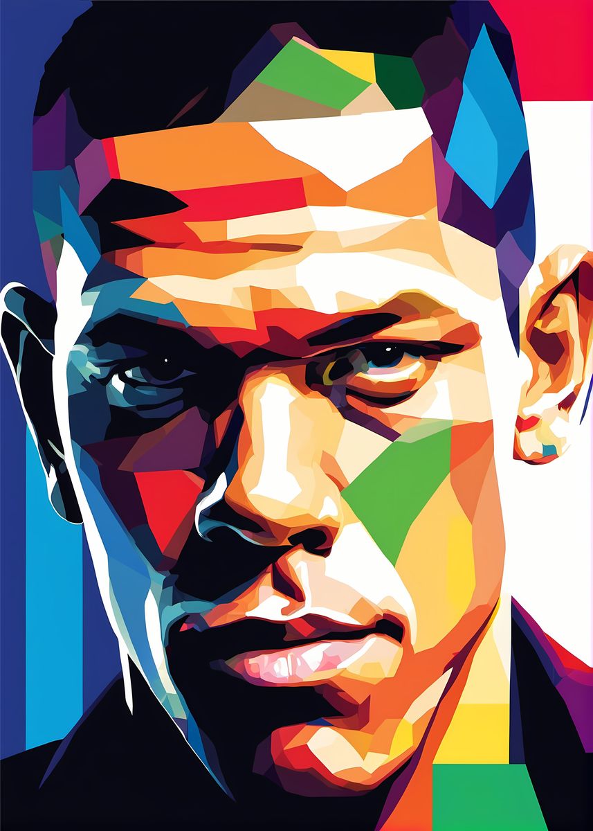 'Nate Diaz' Poster, picture, metal print, paint by Trending Collections ...