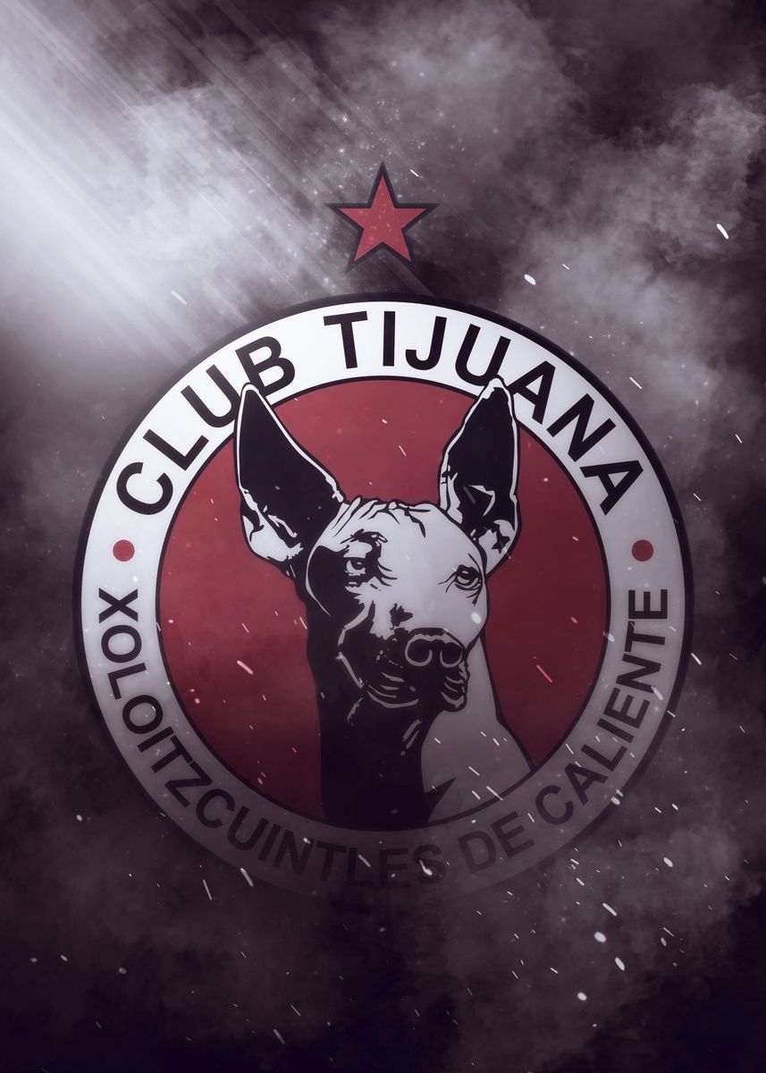 'Club Tijuana Football ' Poster, picture, metal print, paint by Elvira ...