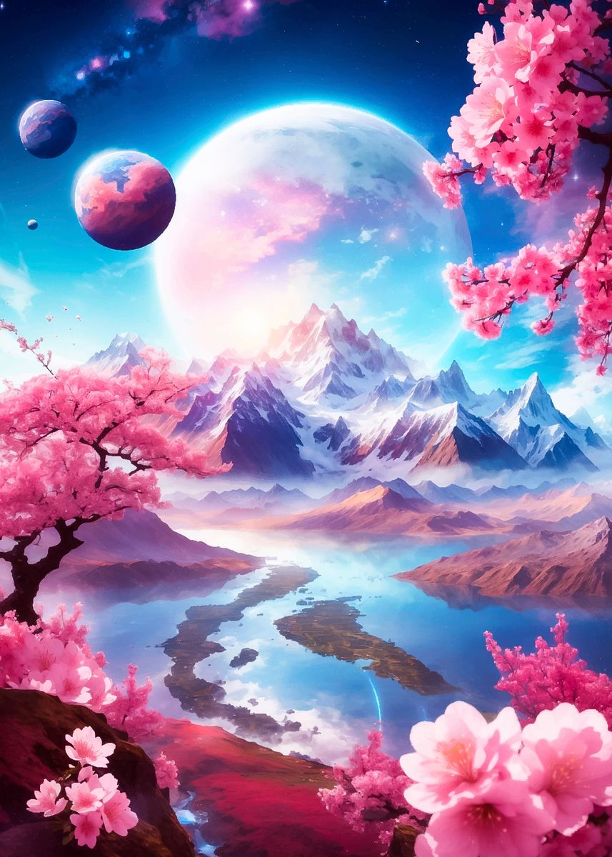 'Luminous Planet' Poster, picture, metal print, paint by James Garcia ...