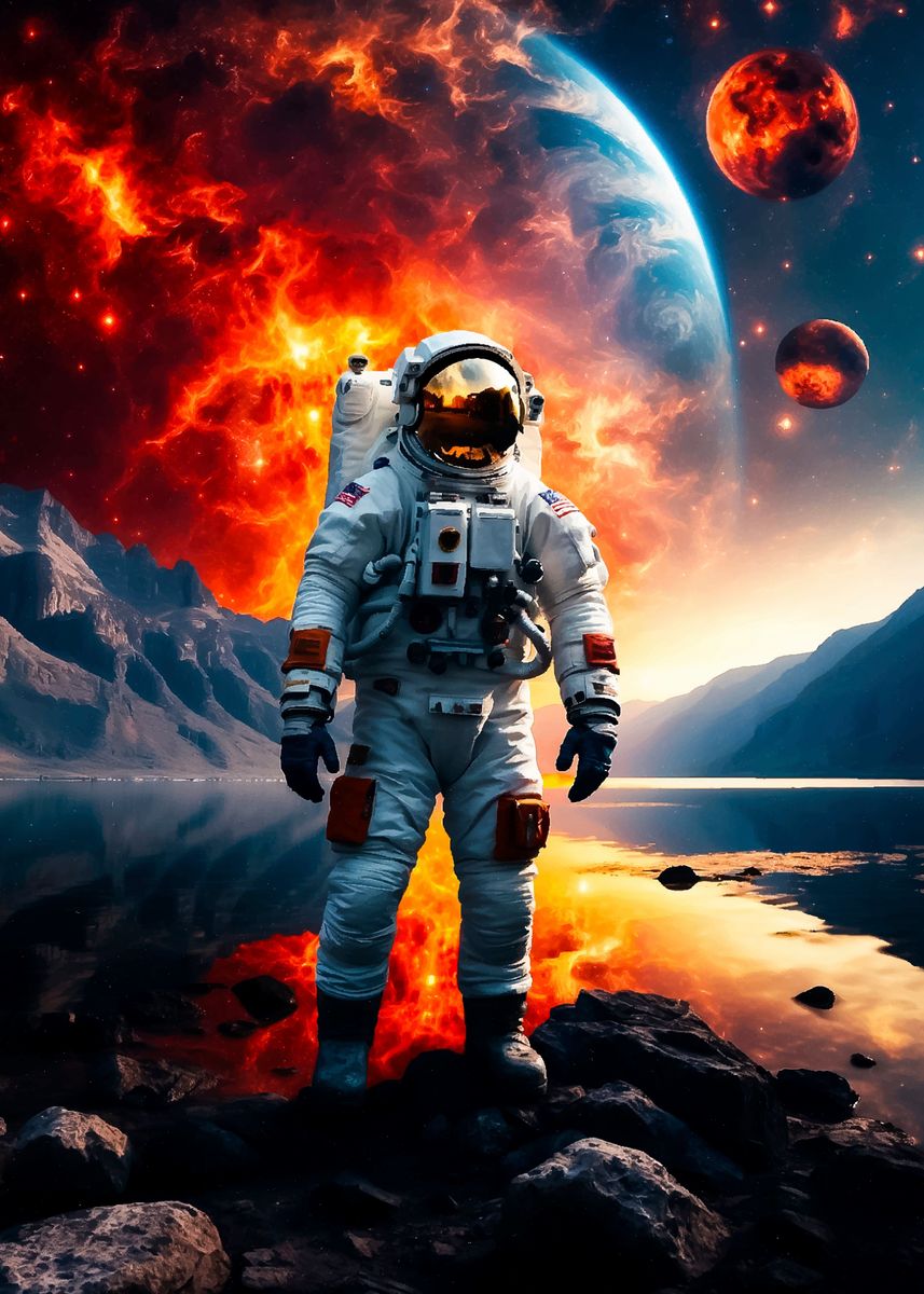 'Cosmic Fantasy' Poster, picture, metal print, paint by Reflection ...