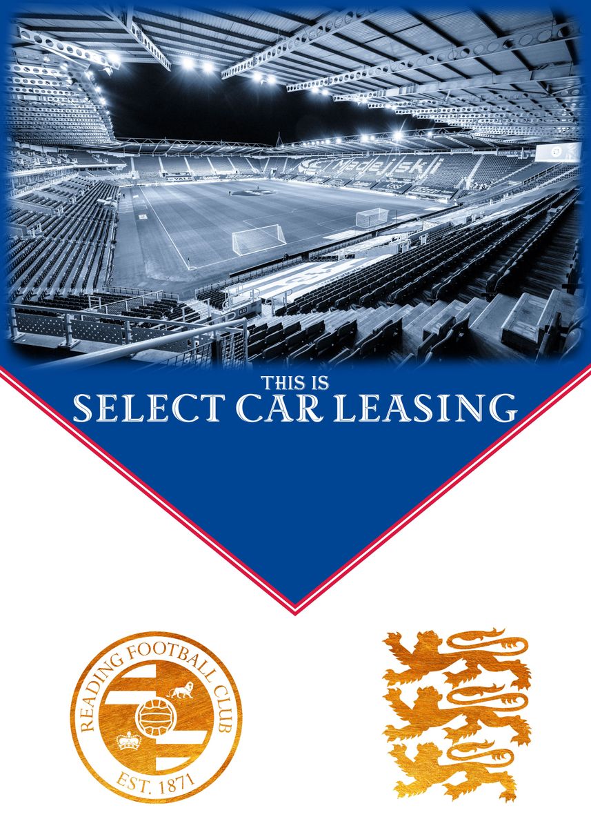 'Select Car Leasing Stadium' Poster, picture, metal print, paint by ...