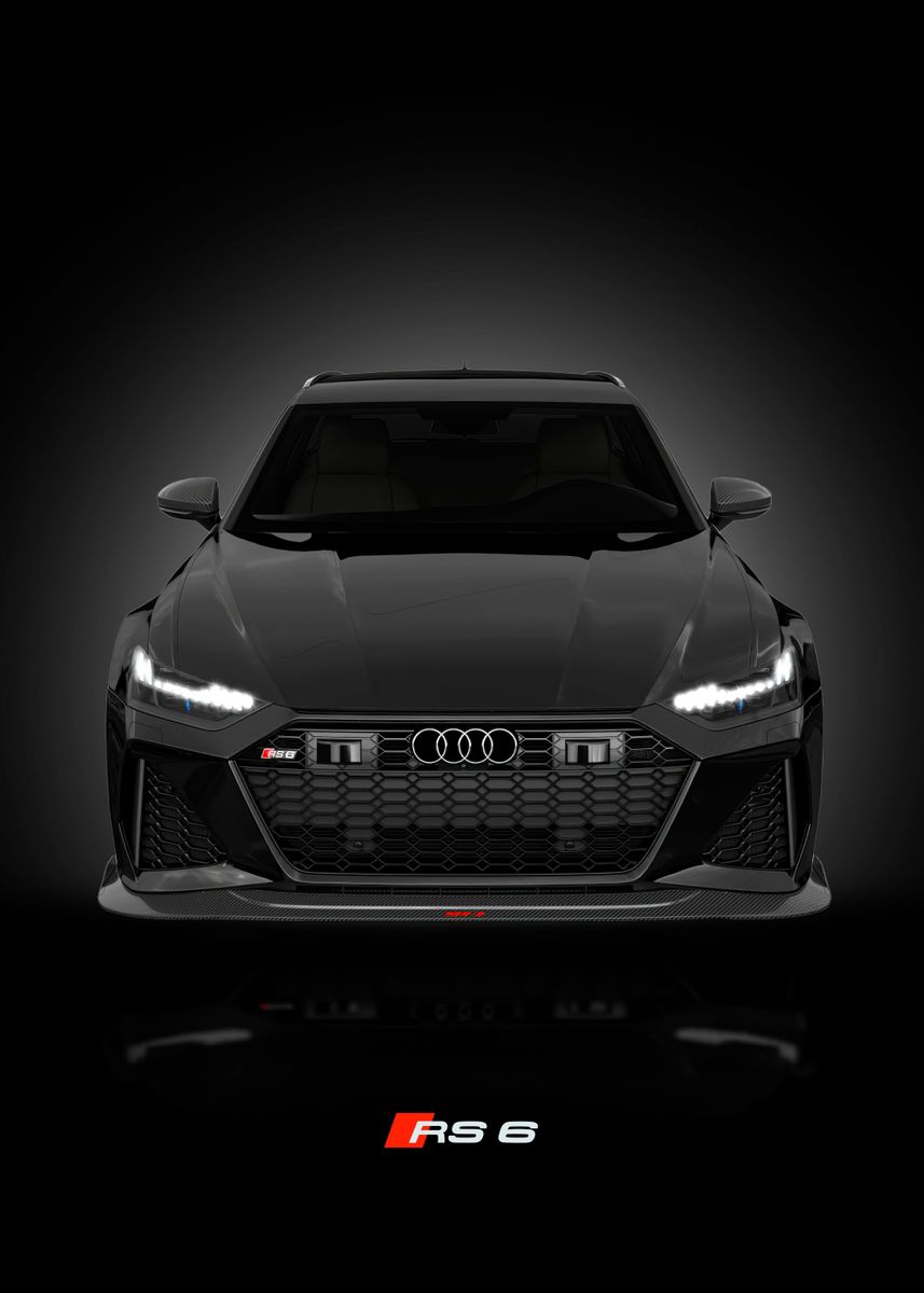 'Audi 2021 RS6 Avant art' Poster, picture, metal print, paint by mk ...